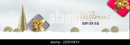 3d label ribbon. Glossy pink blank plastic banner for advertisment ...