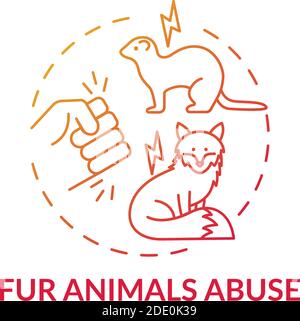 Farm animal abuse concept icon Stock Vector Image & Art - Alamy