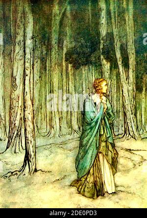 - Illustration by Arthur Rackham (1867-1939) from ‘The Romance of King ...