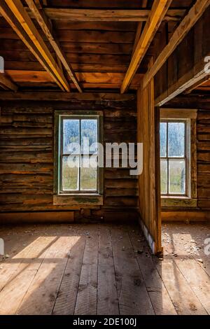 Ranch house interior at Caroline Lockhart Historic Ranch Site in ...