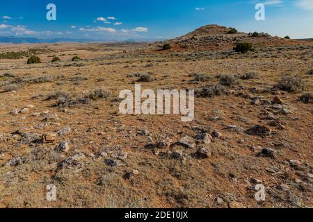 Ancient tipi rings from ancestors of the Crow and Shoshone Indians ...