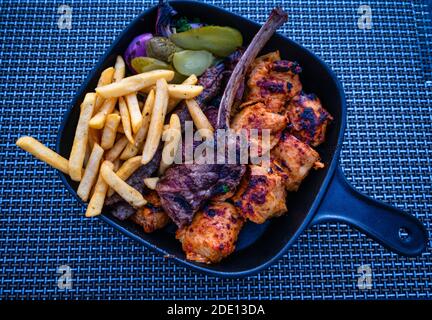 arabic food Kebab and Kofta Stock Photo - Alamy