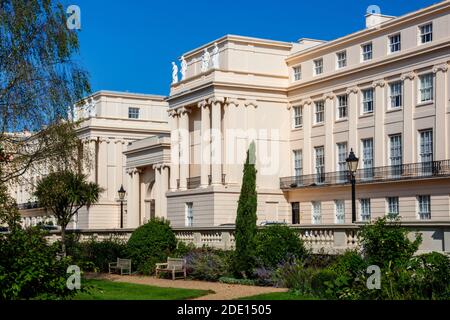 Terrace of Regency houses by John Nash, St. Andrews Place, Regent's ...