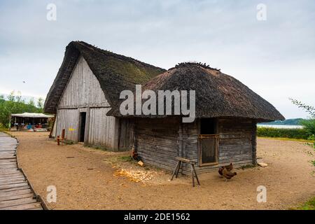 Reconstructed viking village, Unesco world heritage site Hedeby ...