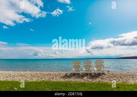 Beach Mackinac Island Michigan United States of America North America ...