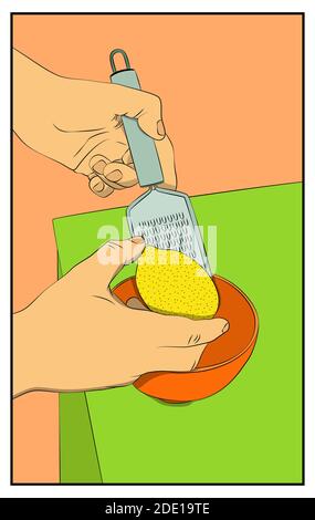 grating grater cartoon vector illustration Stock Vector Image & Art - Alamy