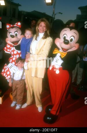 Deidre Hall, sons Tully Sohmer and David Sohmer The Simpsons ride opens ...