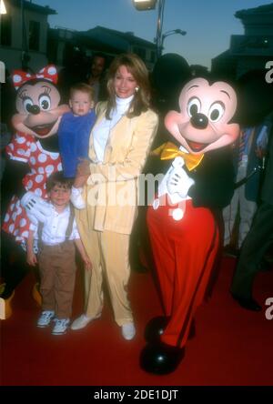 Deidre Hall, sons Tully Sohmer and David Sohmer The Simpsons ride opens ...