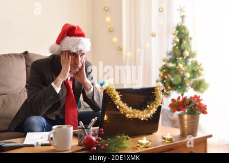 Man Angry At Christmas Stock Photo - Alamy