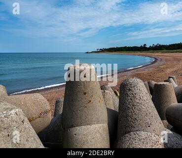 View to North mole in Liepaja Stock Photo - Alamy
