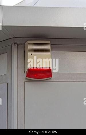 Alarm external unit siren and light Stock Photo - Alamy