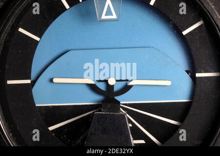 Aircraft attitude indicator display panel Stock Photo - Alamy