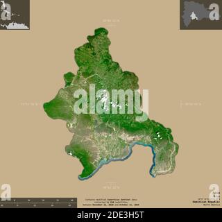 Azua, province of Dominican Republic. Sentinel-2 satellite imagery ...