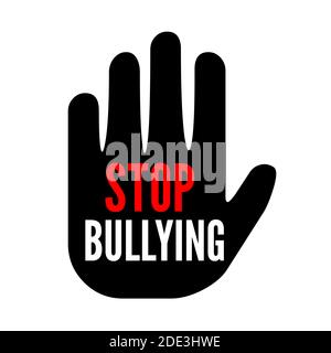 Stop bullying symbol icon Stock Photo - Alamy
