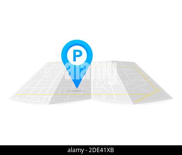 Location Map Parking, Pin point Parking icon, Map Point sign, map pin ...