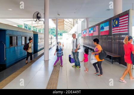 Train travel in Kota Kinabalu, Malaysia via the Sabah State Railway Stock Photo - Alamy