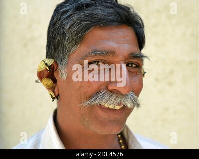 Portrait of a Gujarati man smiling Stock Photo - Alamy