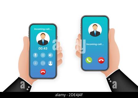 Accept and decline buttons app icon. UI/UX user interface. Yes or no click. Approve and delete ...