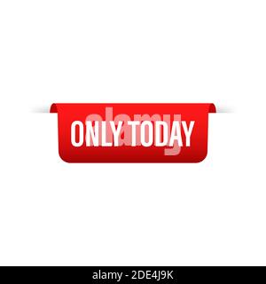 Today only megaphone banner design. Vector illustration eps 10 Stock ...