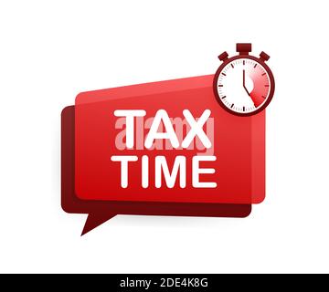 tax time stamp. tax time square grunge sign. tax time Stock Vector ...