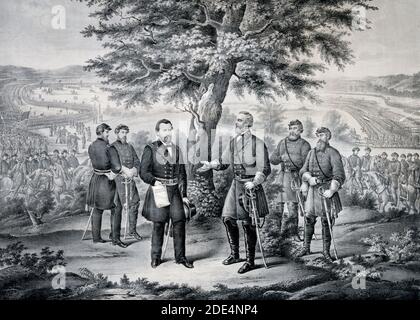 The surrender of General Lee and his entire Army to Lieut. G Stock ...