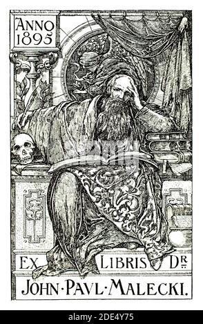 Illustration line drawing of thinker Stock Photo - Alamy