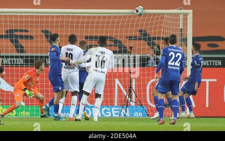 City Of Monchengladbach, Deutschland. 28th Nov, 2020. firo: 28.11.2020 ...