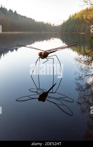 Loch Ard family sculpture trail sculpture, Near Aberfoyle, Loch Lomond ...