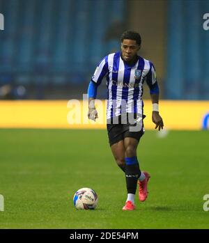 Kadeem Harris #7 of Sheffield Wednesday gestures and reacts in ...