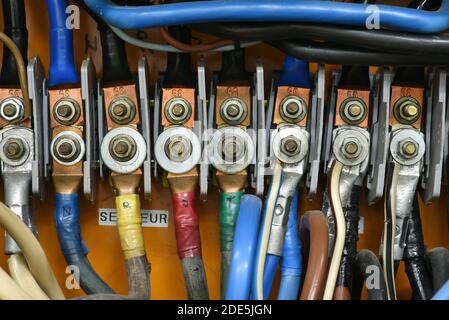 Installation of junction box, high voltage. Professional draft ...