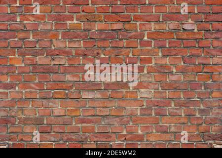Real vintage Bumpy, rough and old brick texture with imperfect ...