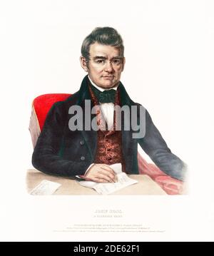 John Ross, Cherokee Chief, illustration Stock Photo - Alamy