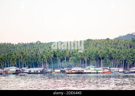 View of a village in Siasi Island, Sulu, Philippines Stock Photo - Alamy