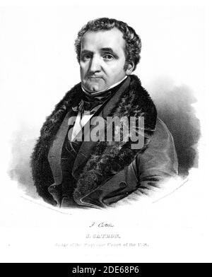 Print shows John Catron, Supreme Court justice, half-length portrait ...