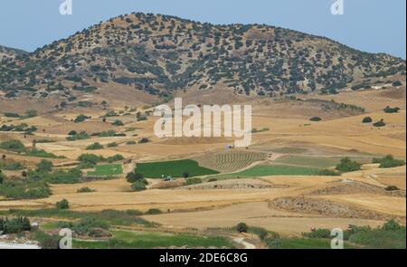 Agricultural land in the Turkish occupied area of Northern Cyprus Stock ...