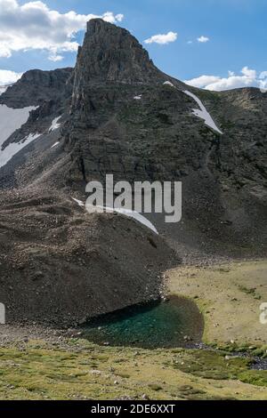 Sawtooth Mountain, in the Indian Peaks Wilderness, Colorado Stock Photo ...