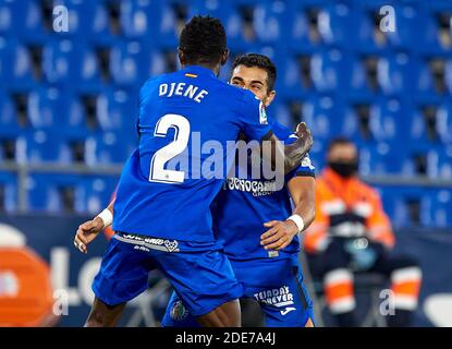Djene of Getafe CF during Getafe CF vs Atletico de Madrid at Coliseum ...