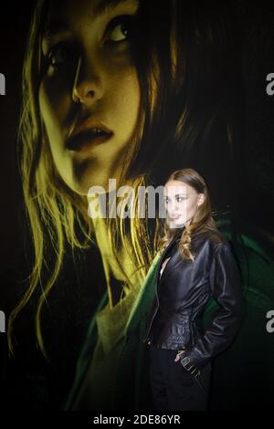 Actress Lily-Rose Depp poses before the presentation of Chanel Spring ...