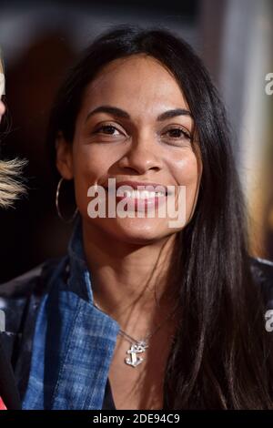 Rosario Dawson attends the premiere of Columbia Pictures' 'Miss Bala ...