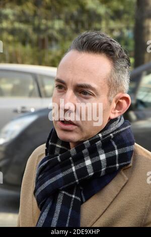 PCF candidate for Europeans, Ian Brossat protest in front of Amazon ...