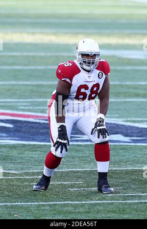 Arizona Cardinals offensive tackle Kelvin Beachum (68) during an NFL ...