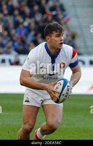 France's Damian Penaud during the Guinness Men's Six Nations match the ...