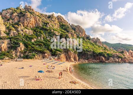 COSTA PARADISO, SARDINIA, 21 SEPTEMBER 2020: The beautiful li cossi ...