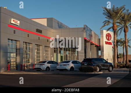 Toyota vehicles on display Stock Photo - Alamy