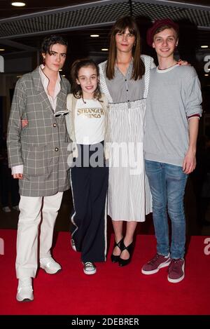 Marie Drion, Zélie Rixhon, Marina Hands and Jérémy Gillet pose during a ...