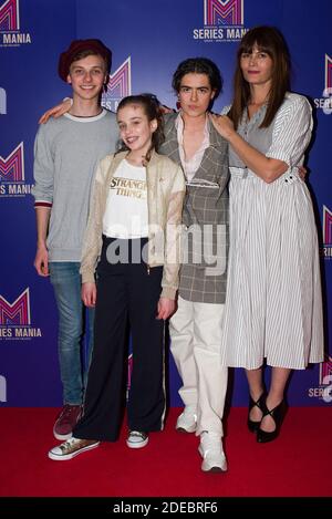 Marie Drion, Zélie Rixhon, Marina Hands and Jérémy Gillet pose during a ...