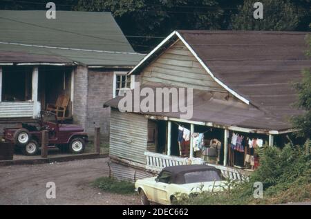 1970s Photo (1973) - Cedar Grove Homes looking toward Kanawha River ...