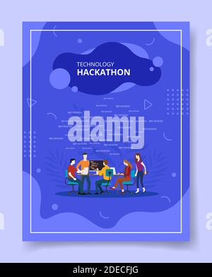 Software development brochure template. Flyer, booklet, leaflet print ...