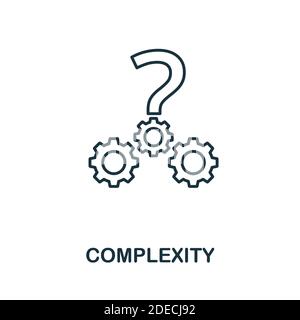 Complexity icon. Simple element from business intelligence collection ...