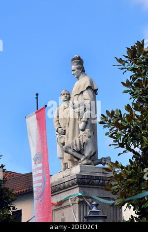 statue of don bosco Stock Photo - Alamy